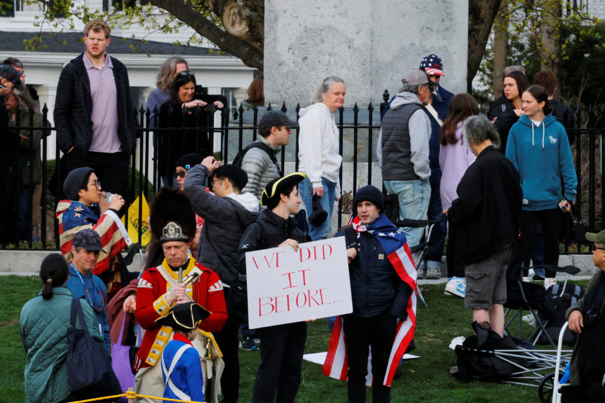 PHOTOS: Anti-Trump protesters rally in cities and towns across the ...