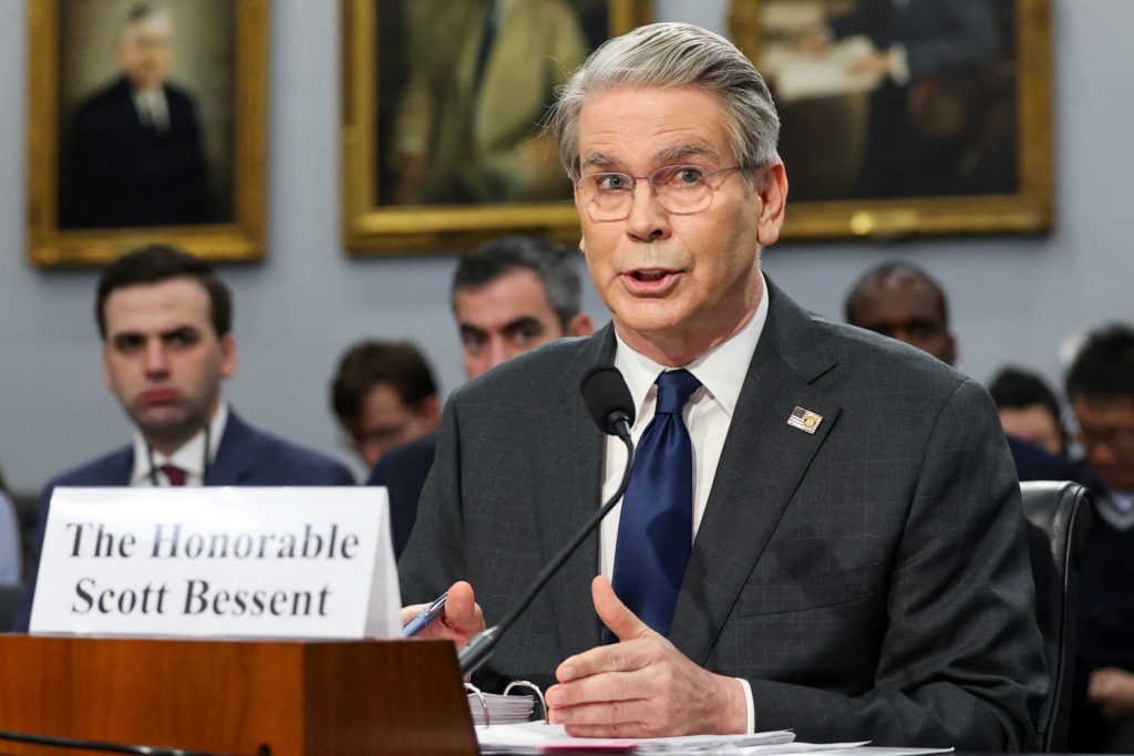 WATCH: Treasury Secretary Bessent testifies on the international ...
