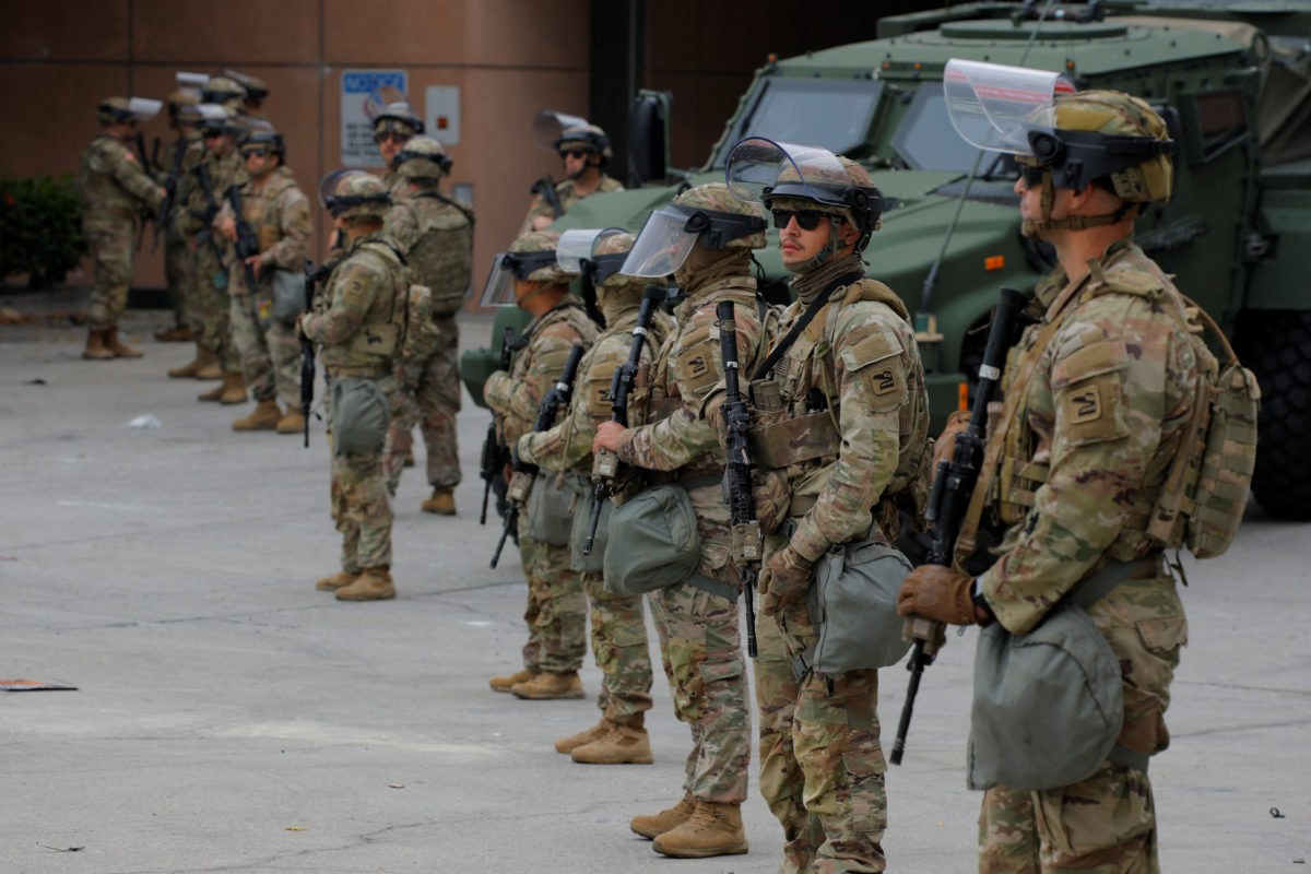 National Guard troops arrive in Los Angeles to quell protests on orders ...