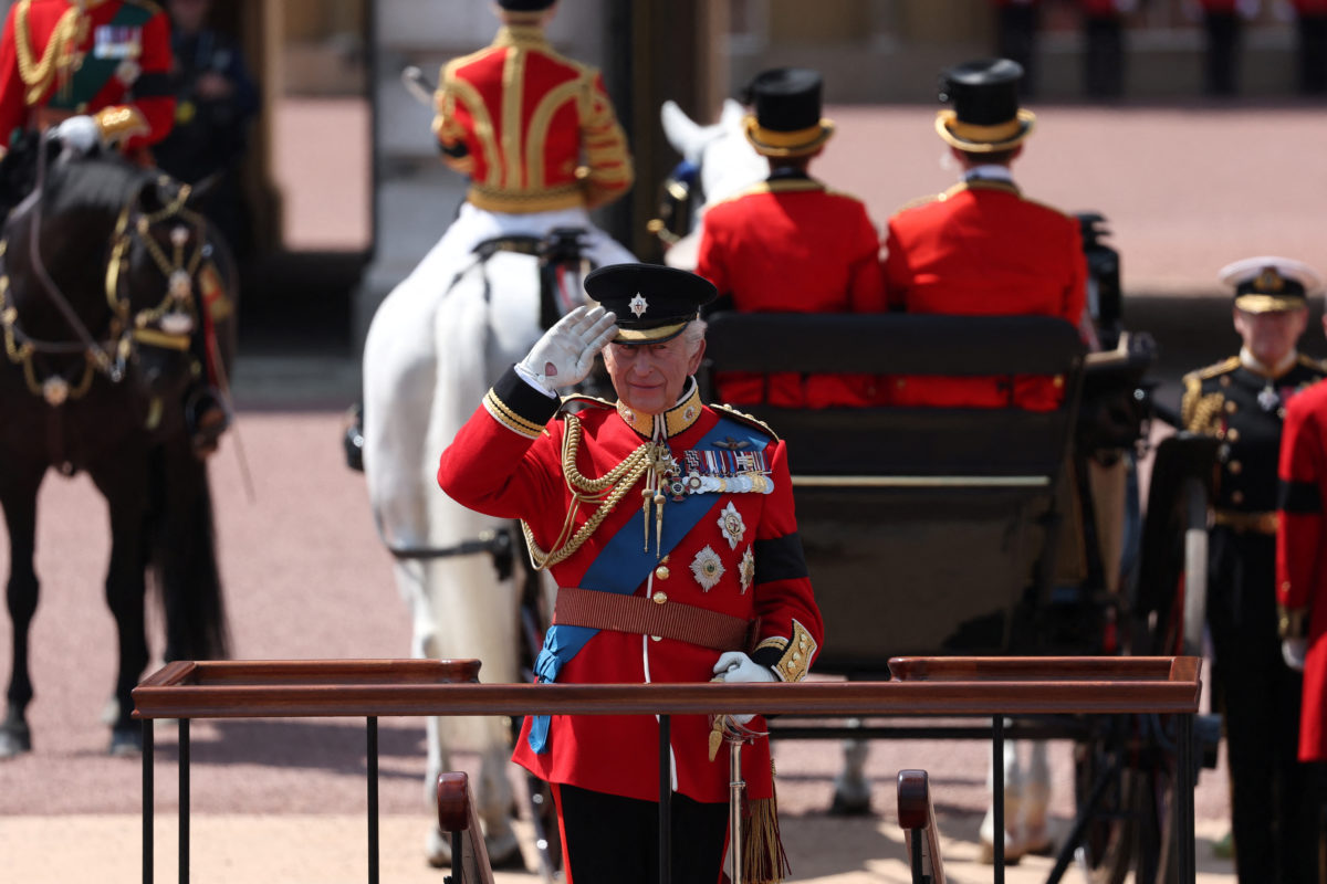 King Charles III pays respects to Air India crash victims at his annual birthday parade | PBS News