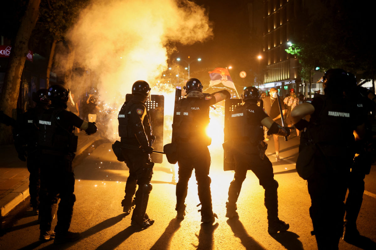 Massive anti-government protest in Serbia’s capital leads to dozens of ...