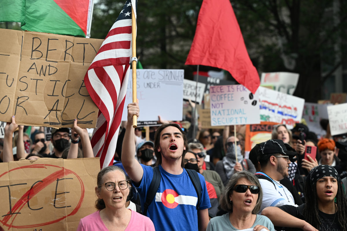 PHOTOS: Protests against immigration raids spread across the U.S. | PBS ...