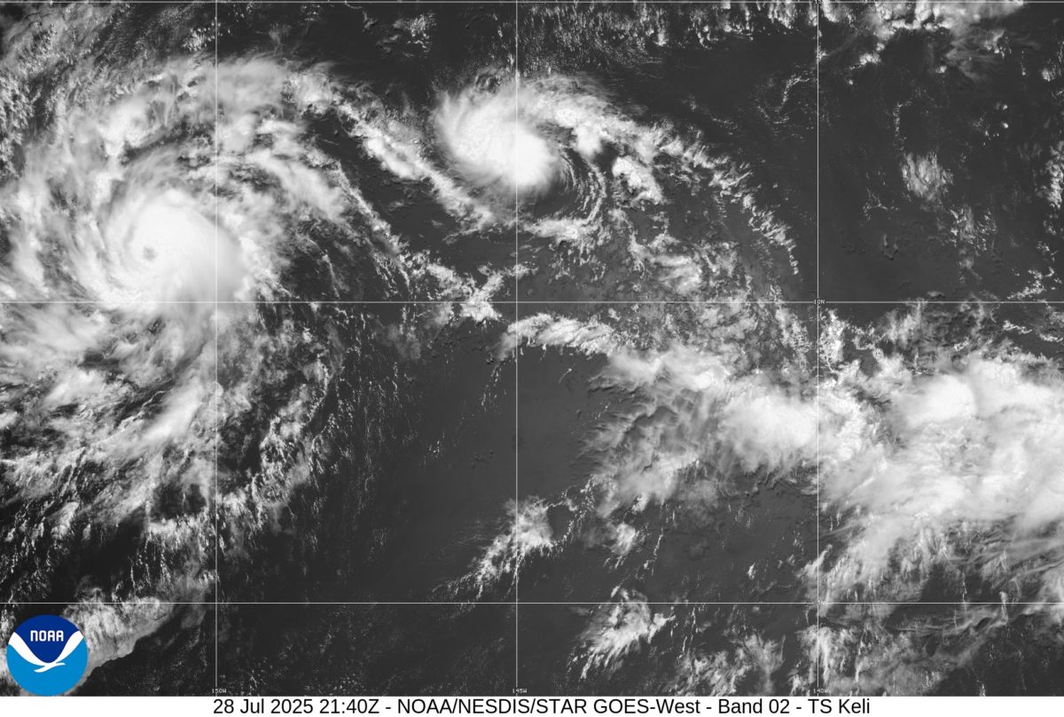 Tropical Storm Keli forms and is second cyclone now in central Pacific ...
