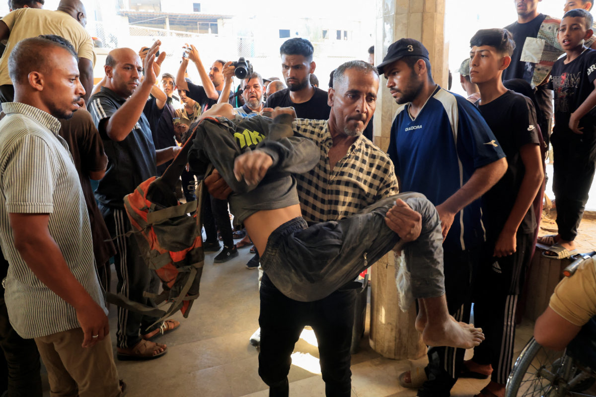 20 Palestinians killed in chaos at Gaza aid distribution site, Israeli ...