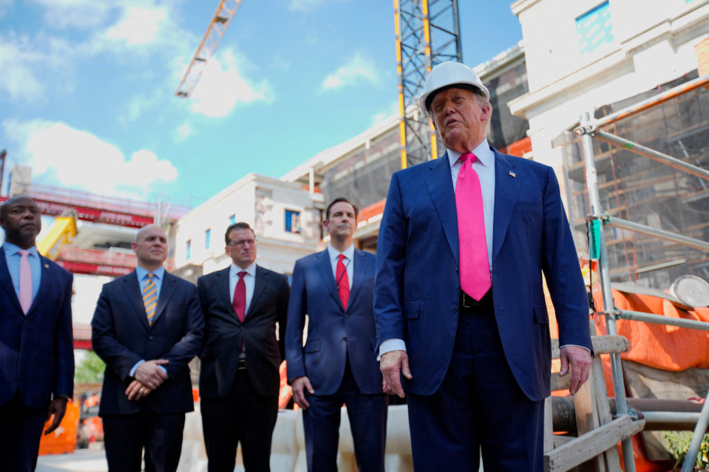 WATCH: Trump visits Federal Reserve as he pressures Powell to cut ...