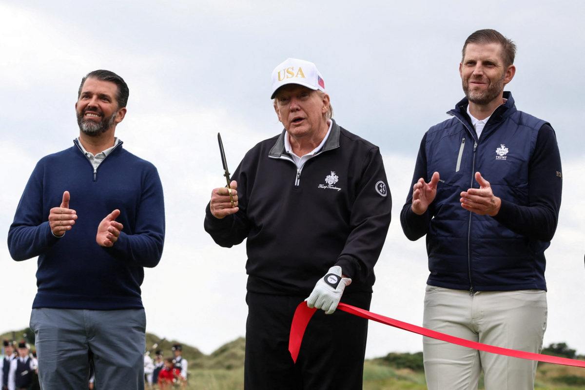 Trump opens new golf course in Scotland, capping trip to promote his ...