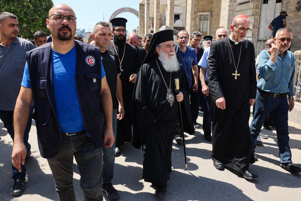 Christian patriarchs make rare visit to Gaza after deadly Israeli ...