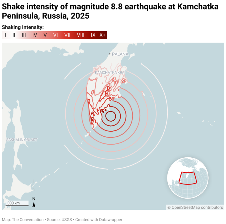 Kamchatka earthquake is among top 10 strongest ever recorded. Here's ...