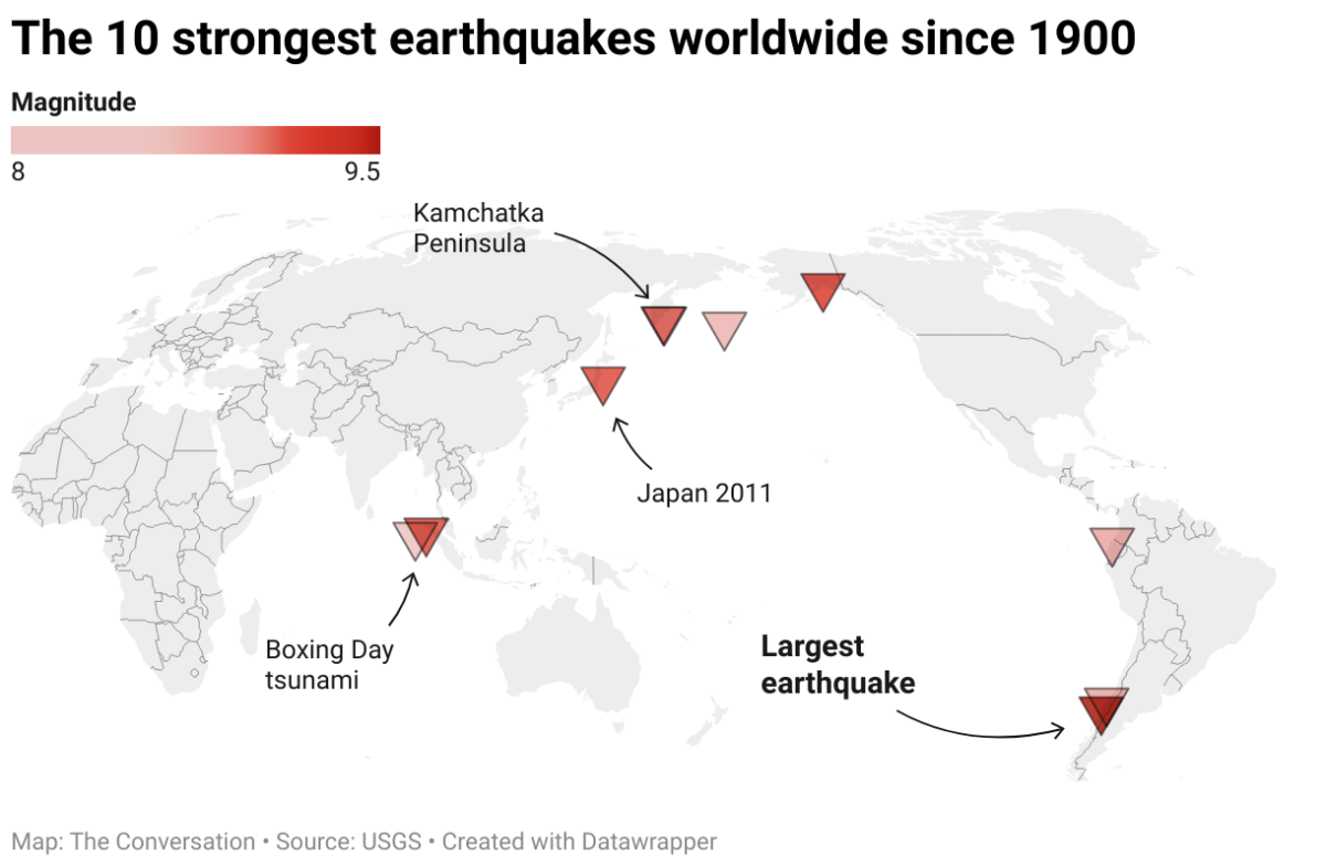 Kamchatka earthquake is among top 10 strongest ever recorded. Here's ...