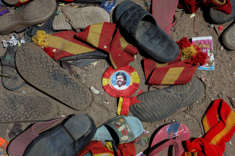 Stampede at political rally for popular actor Vijay in southern India ...