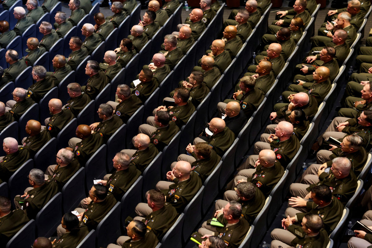 WATCH: Trump, Hegseth address rare gathering of U.S. military leaders from around the world ...