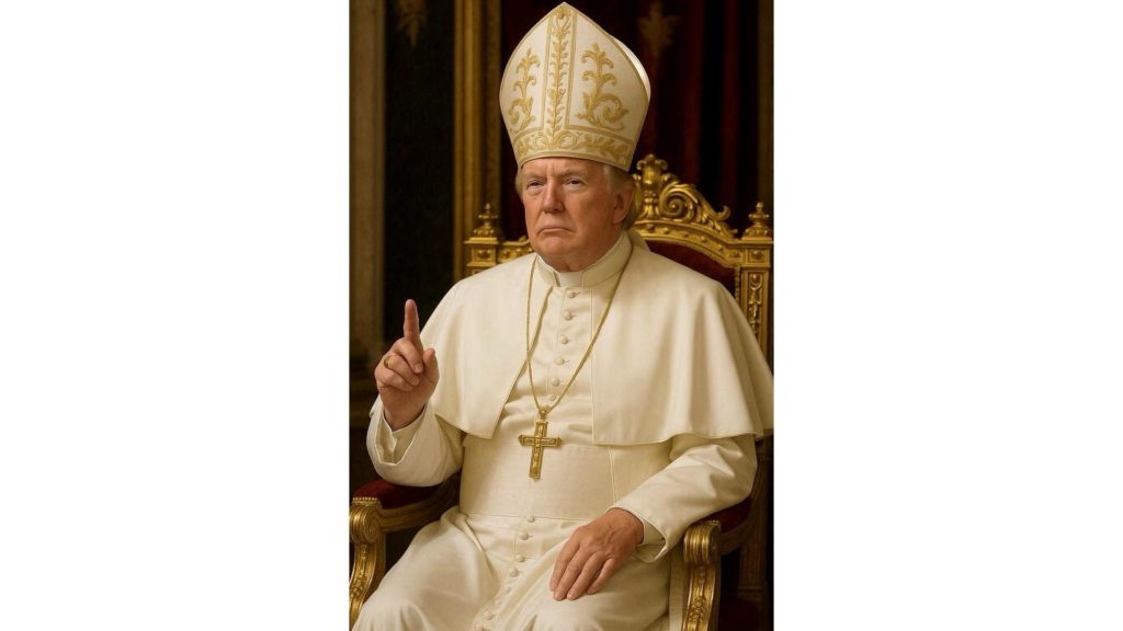 Trump's team keeps posting AI portraits of him -- and we keep clicking ...