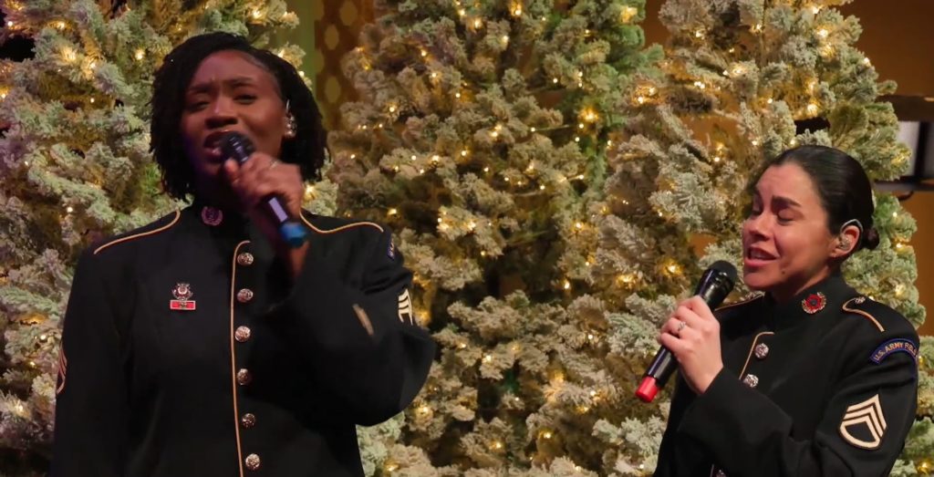 'Joy to the World' performed by U.S. armed forces musicians | PBS News