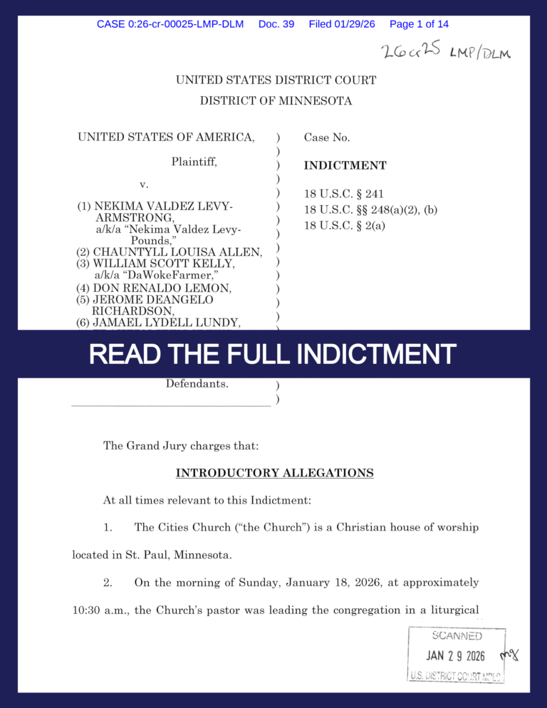 Read the full indictment against Don Lemon, Georgia Fort and others ...