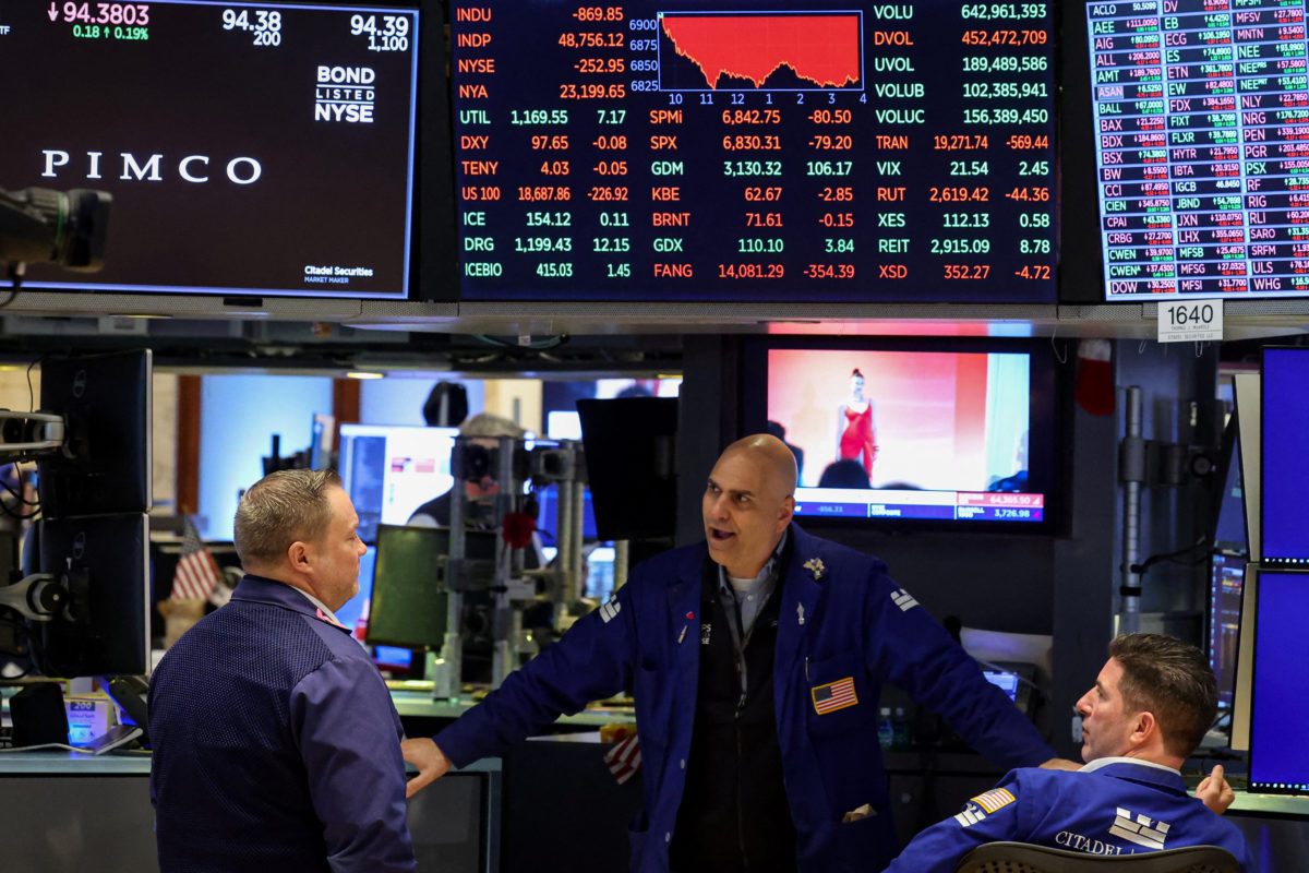 Stocks drop after Trump ramps up new tariffs and investors dump ...