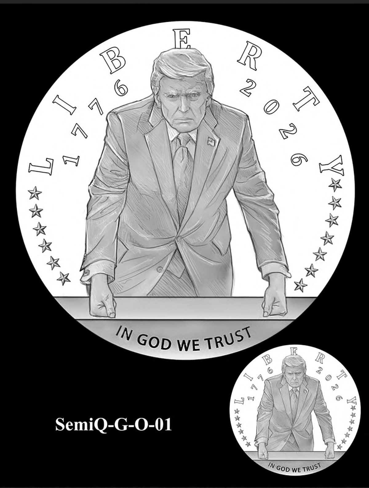 Trump commemorative gold coin approved for U.S. Mint to produce for ...